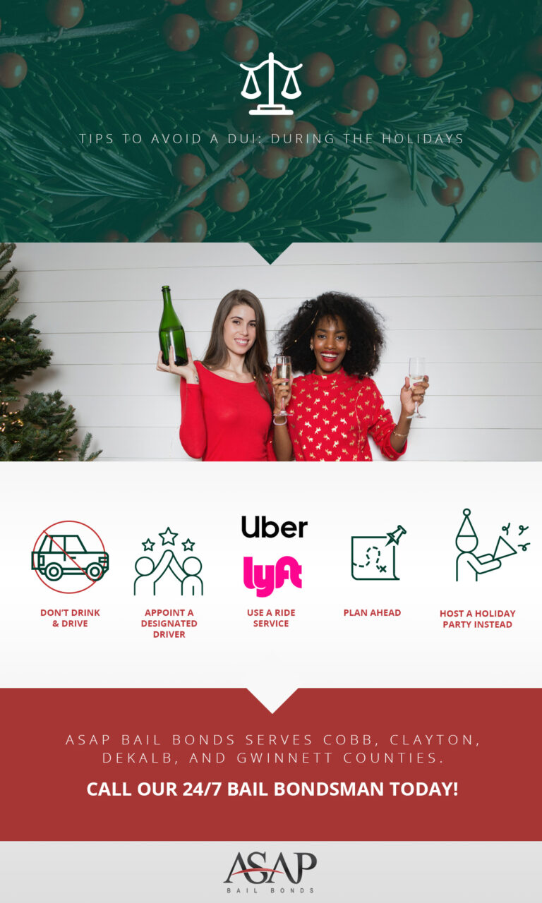 Bail Bonds Barrow County: Tips to Avoid a DUI During the Holidays