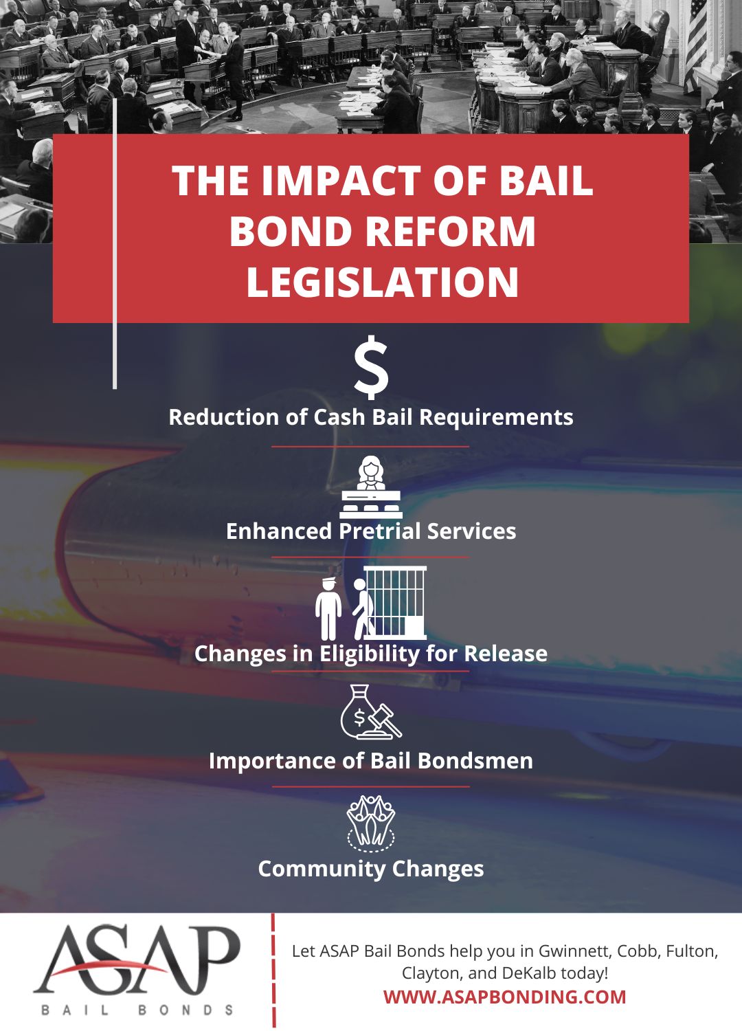 The Impact of Bail Bond Reform Legislation - ASAP Bail Bonds Georgia